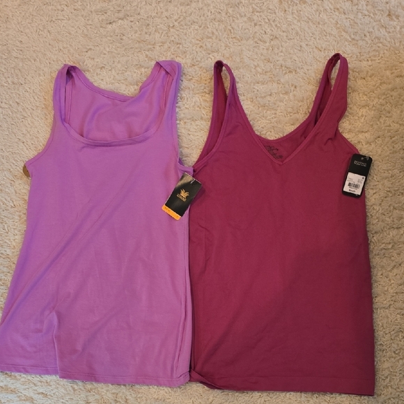 Tops | Womens Purple And Pink Tank Tops | Poshmark